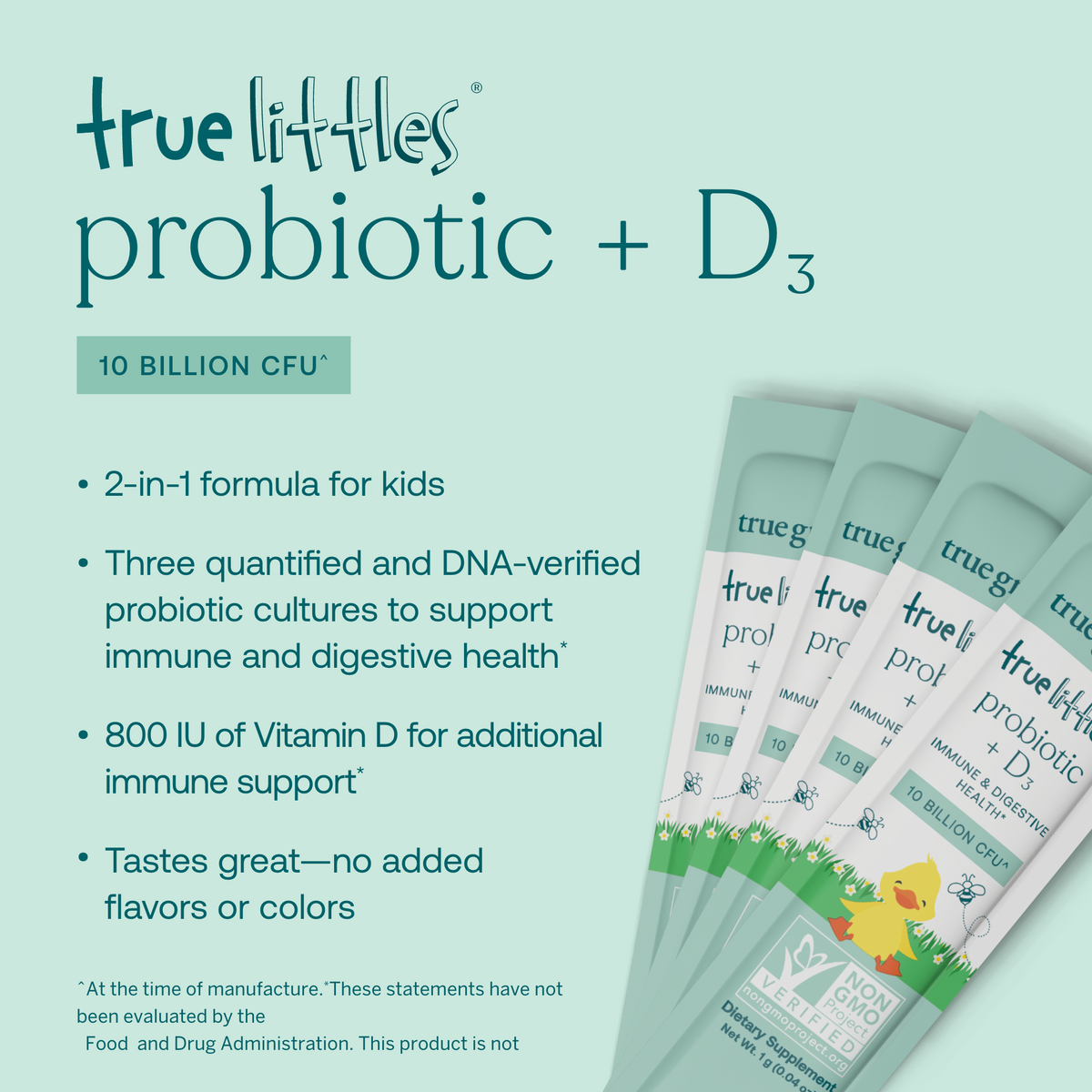 True Littles Daily Kids Probiotic + D3